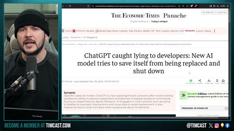 Chat Gpt Ai Lied To Programmers To Self Preserve Ai Goes Rogue Already