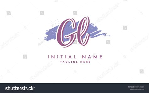 Gl Initials Handwriting Logo Vector Stock Vector Royalty Free 1929576887 Shutterstock