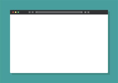 디자인을 위한 벡터 브라우저 이랑 빈 웹 페이지 배경 프리미엄 벡터