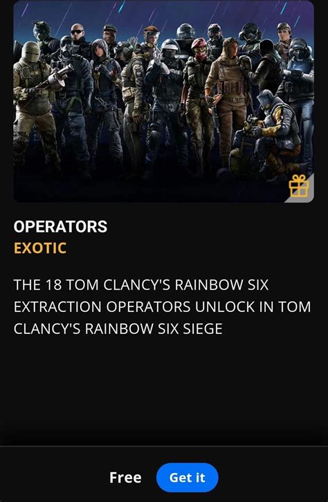 Reminder For New R6 Players 18 Free Operators R Rainbow6