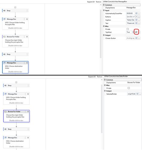 Making The Browse For Folder Dialog Box Topmost Activities Uipath Community Forum