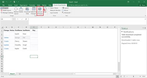 Oracle Visual Builder Excel Plugin To Perform Bulk Operations Techsupper
