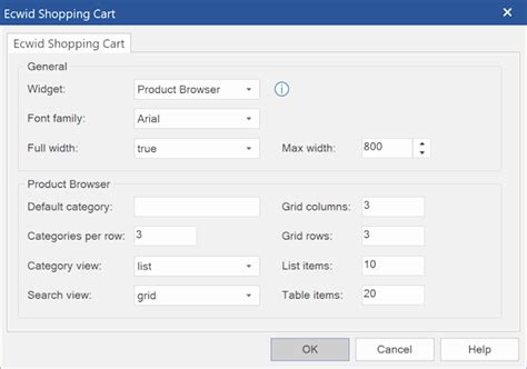 Ecwid Shopping Cart