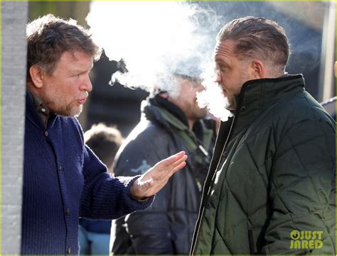 Tom Hardy Films Scenes For New Guy Ritchie Series In London Photo