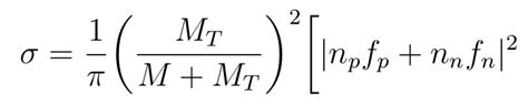 What Is The Expression For Dark Matter Dm Nucleon Direct Detection