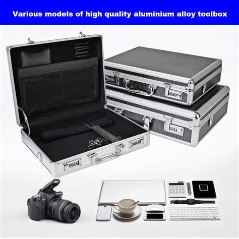 Aluminum Alloy Tool Case Portable Cipher Box Tool Vicedeal