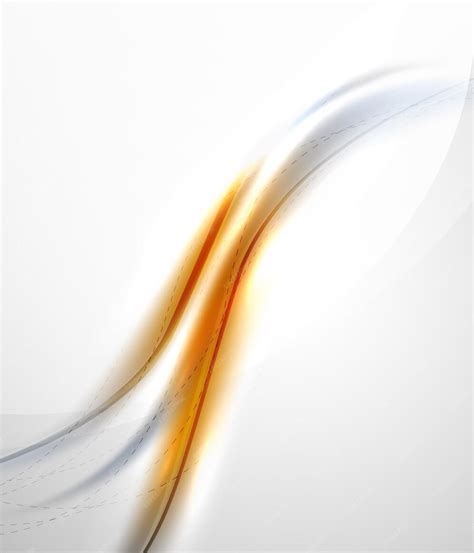 Premium Vector Orange Wave Abstract Background