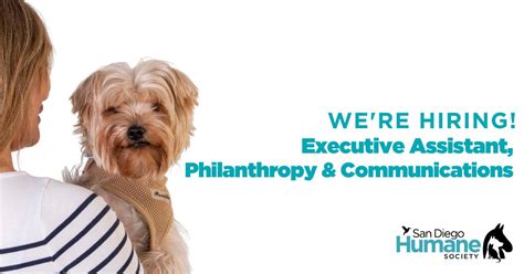A Great Opportunity To Join The San Diego Humane Society Team Sarah