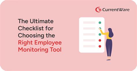Employee Monitoring Checklist Template Currentware