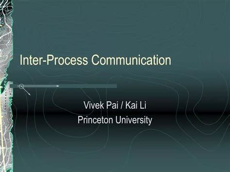 Ppt Inter Process Communication Powerpoint Presentation Free