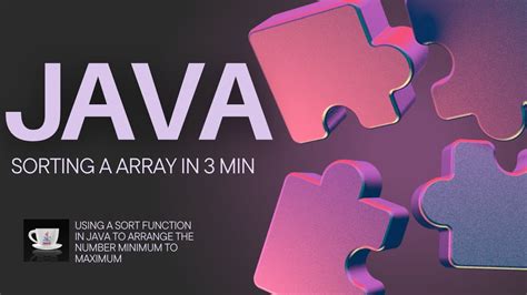 Sorting A Array Using Java Program In 2 Minutes Youtube