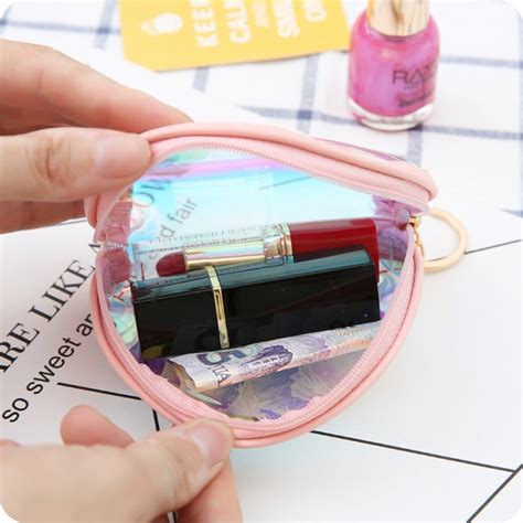 반달모양 홀로그램 미니 파우치중국생산 중국생산제품 아워굿즈