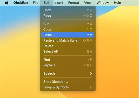 Macos Overriding Paste Keyboard Shortcut To Ctrl V Results In Pagedown Being Issued Help