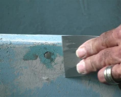 Small Fiberglass Hole Repair Boston Whaler 13 Restoration Part 4