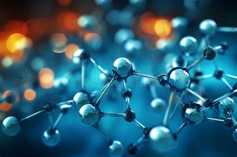 Science Molecular Structure Background With Atom Molecule Medical Concept Stock Image Image Of