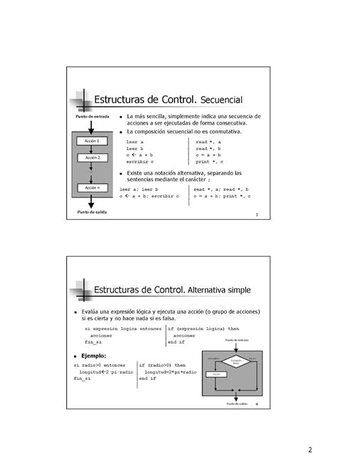 ingienería en sistemas computacionales estructuras de control programación