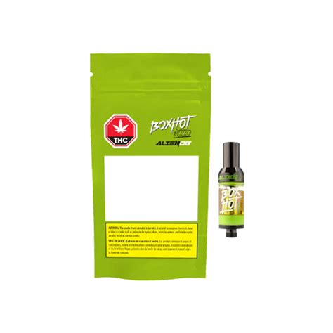 Buy Boxhot 1000 Alien Og Vape Cart Online Arcannabis