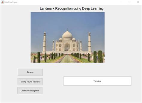 Landmark Recognition Using Deep Learning Matlab