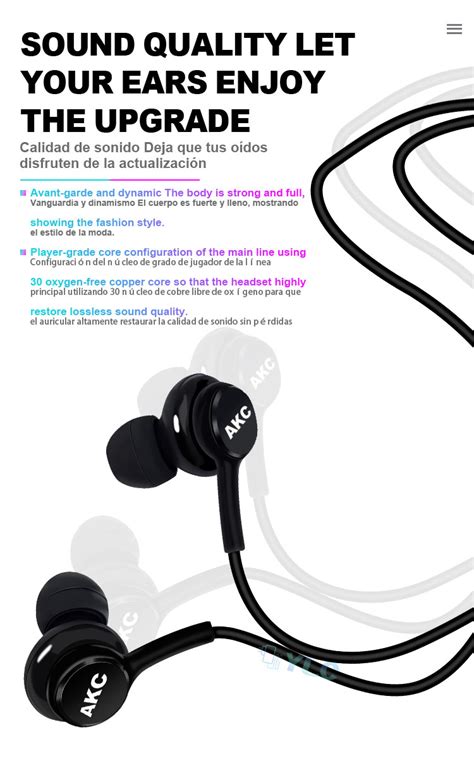 S10 Headphones High Quality Wired Stereo Headphones For Samsung