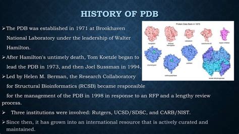 Protein Data Bank Pdb Bioinformatics Pptx