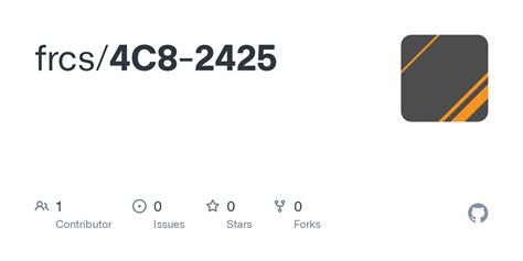 Github Frcs4c8 2425