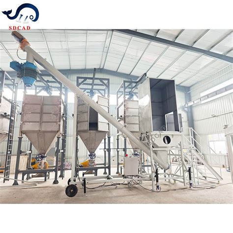 Mobile Big Bag Discharging Bulk Truck Loading System Bag Buster For Prill Materials Powder