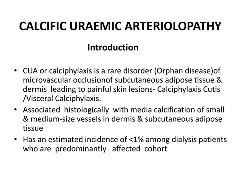 Calciphylaxis Pptx
