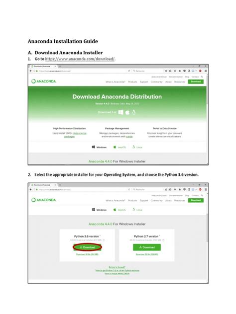Anaconda Installation Guide A Download Anaconda Installer Pdf