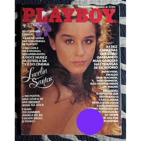 Revista Playboy 80 Lucélia Santos Poster Gigi Gangel Coelhinhas