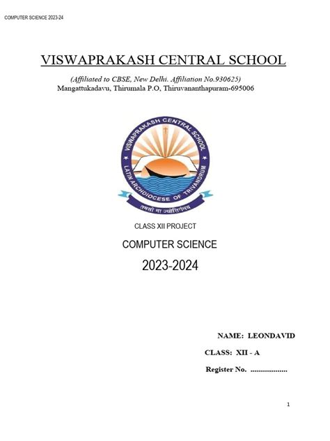 Computer Project Pdf Software Testing Programming