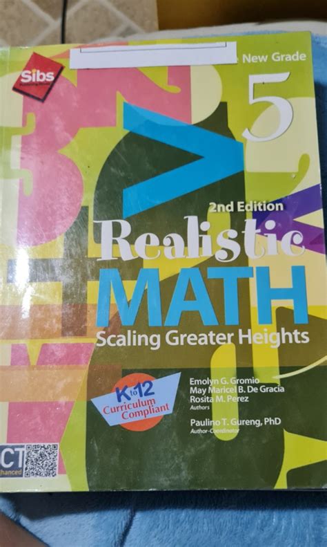 Realistic Math 5 Hobbies And Toys Books And Magazines Textbooks On Carousell