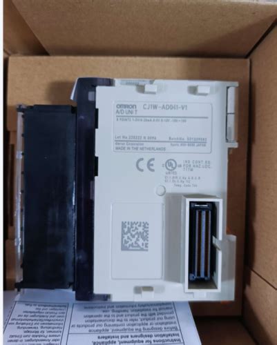 New Cj1w Ad041 V1 Omron Analog Input Unit 90 Days Warranty Plc Input