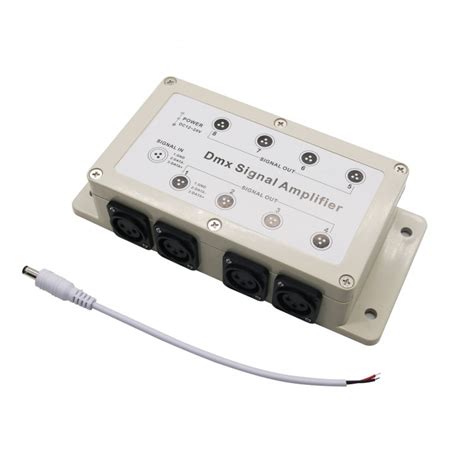 Channel DMX Signal Amplifier V DMX Stage Light Controller For Decoder Laser Light