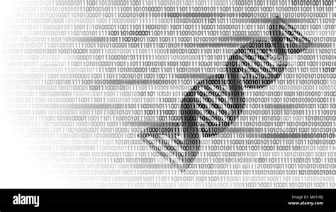 Dna Binary Code Future Computer Technology Concept Genome Science