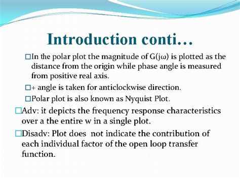 Polar Plot Introduction The Polar Plot Of Sinusoidal