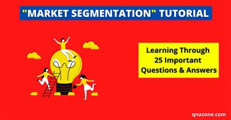 25 Important Market Segmentation Questions And Answers With Pdf Qna