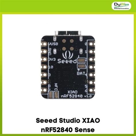 Seeed Xiao Ble Nrf52840 Sense Tinymltensorflow Lite Imu Microphone Bluetooth 5 Digiware Store