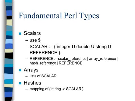 Perl Has For Types Or Strengthening Perls Type System By Brian Clarke