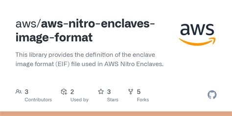 Github Awsaws Nitro Enclaves Image Format This Library Provides The Definition Of The