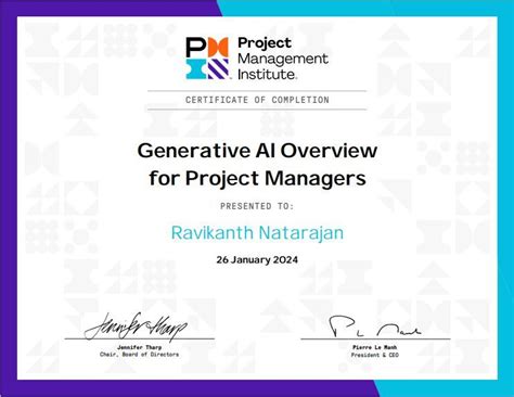 Ravikanth Natarajan On Linkedin Successfully Completed The Gen Ai Course