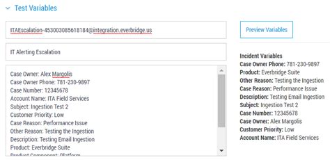 Email Ingestion Everbridge