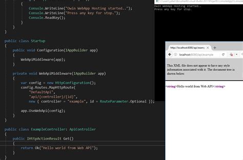 Use Owin To Self Host Aspnet Web Api