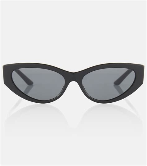 Medusa Cat Eye Sunglasses In Black Versace Mytheresa