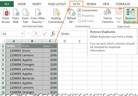 Remove Duplicate Values In Excel