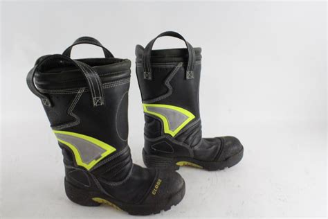 Globe Structural Fire Pull On Boots Size 8m Property Room