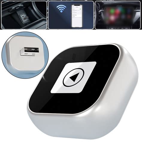 Qifei Wired To Wireless For Carplay 2 In1 Adapter For Android Auto Box