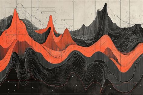 Binary Operations Chart In Orange And Black Premium Ai Generated Image