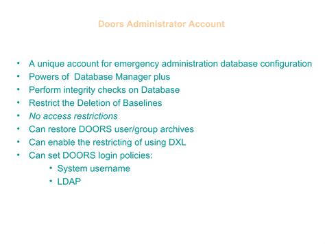 Dynamic Object Oriented Requirements System Doors Ppt Databases Computer Software And