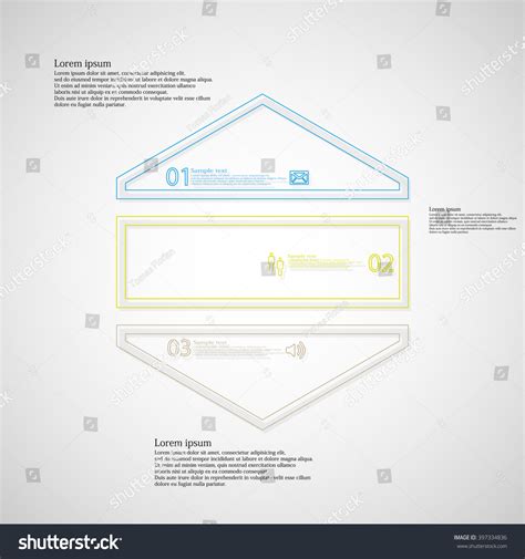 Illustration Infographic Shape Hexagon Which Divided Stock Vector Royalty Free 397334836