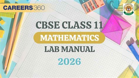 Cbse Class 11 Maths Lab Manual 2025 26 Activities Solutions